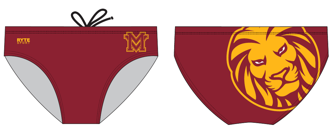 Monte Vista SD High School 2019 Custom Men's Water Polo Brief – Merch ...