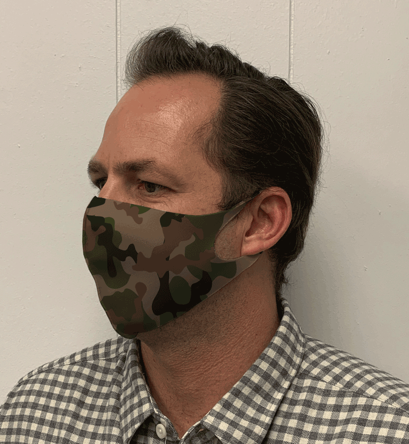 Original Camouflage Olson Face Mask – Merch Farm Direct