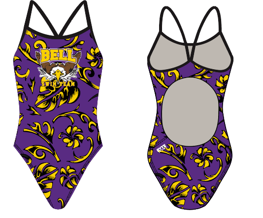 Bell Swim Team Women's ActiveBack Thin Strap Swimsuit – Merch Farm Direct